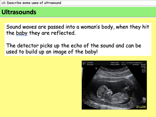 KS3 Uses of Sound | Teaching Resources