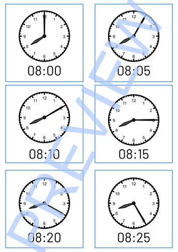 Editable and Printable Digital & Analogue Clocks | Google Slides | PDF ...