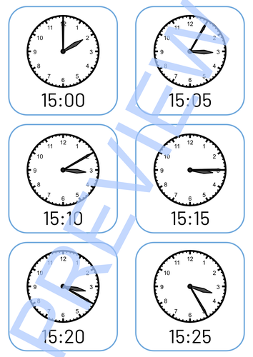Editable and Printable Digital & Analogue Clocks | Google Slides | PDF ...