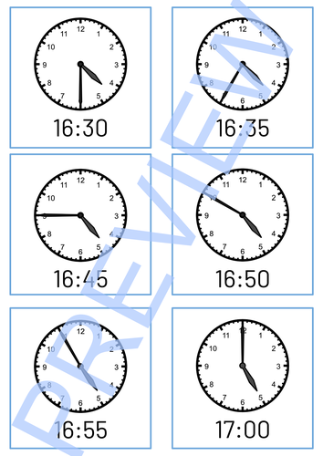 Editable and Printable Digital & Analogue Clocks | Google Slides | PDF ...