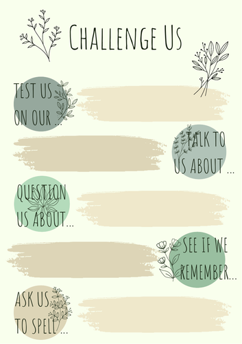 Challenge Us Poster | Teaching Resources