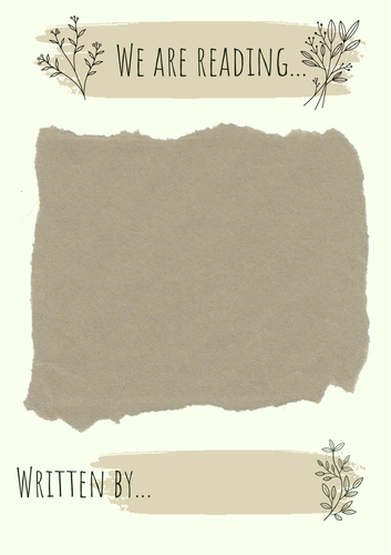 We Are Reading poster | Teaching Resources