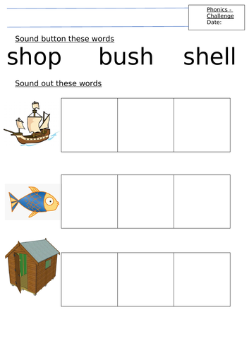 Reception (EYFS) Phonics worksheets - Phase 3 | Teaching Resources