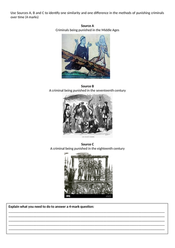 Eduqas History Crime & Punishment - Key Question 5: Methods of ...
