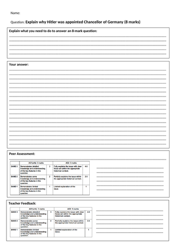 Eduqas History Germany 1919-1991 - Key Question 2: Rise of the Nazi ...
