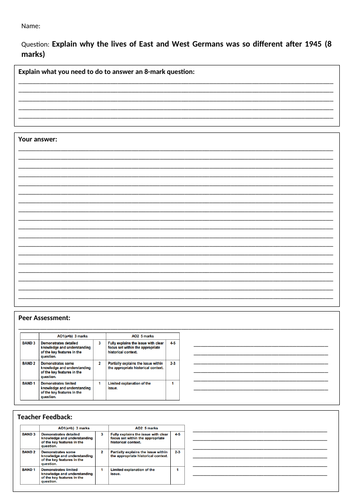 Eduqas History Germany 1919-1991 - Key Question 5: West & East Germany ...