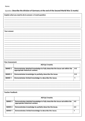 Eduqas History Germany 1919-1991 - Key Question 5: West & East Germany ...