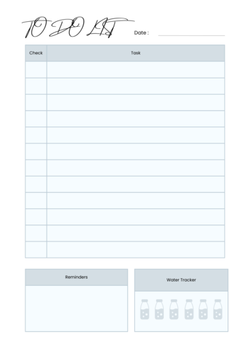 Blank To Do List | Teaching Resources