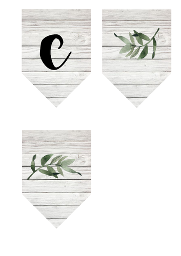 Topic display natural bunting lettering | Teaching Resources