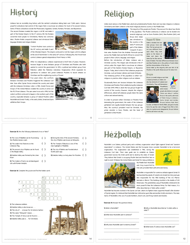 Lebanon (country study) | Teaching Resources