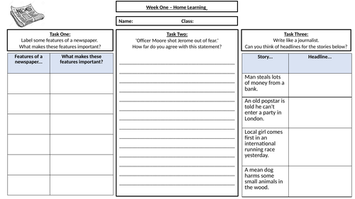 Ghost Boys - Homework or Extension Tasks | Teaching Resources