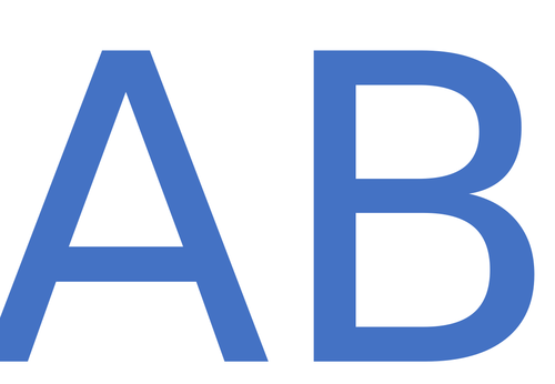 "Blue Patchwork" Classroom Display Lettering | Teaching Resources