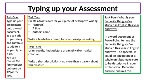 Mini Creative Writing SOW (Perfect for end of term) | Teaching Resources