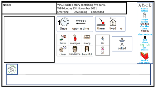 Five Part Story St George traditional tales | Teaching Resources