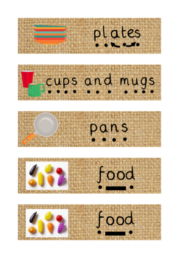 Provision Labels with Sound Buttons | Teaching Resources