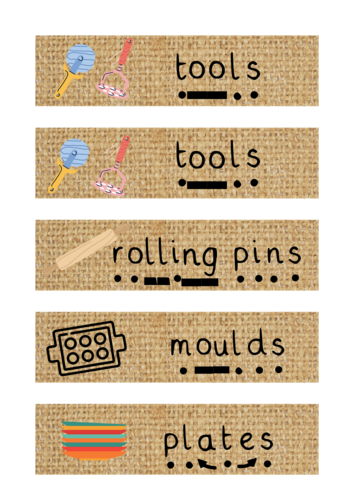 Provision Labels with Sound Buttons | Teaching Resources