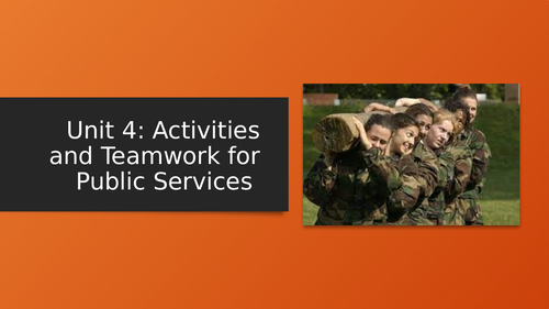 Pearson BTEC Level 2 certificate Preparation for Public Services. Unit ...