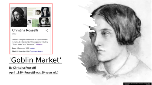'Goblin Market' by Christina Rossetti | Teaching Resources