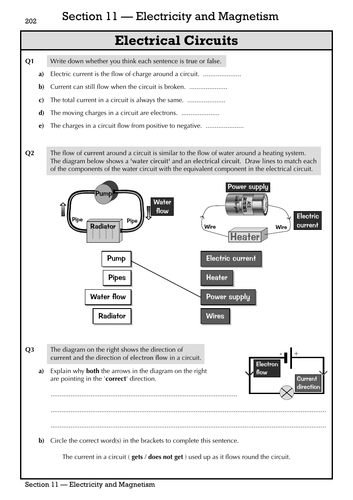 KS3 Circuits Lesson 1 Current | Teaching Resources KS3 Circuits Lesson 1 Current | Teaching Resources