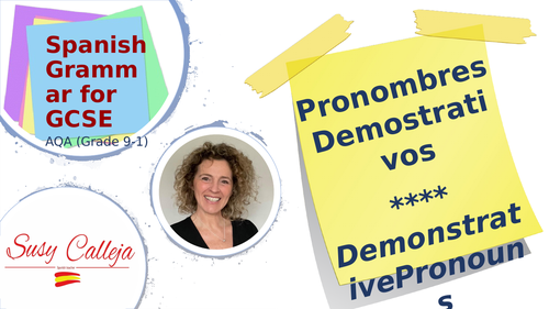 Los Pronombres Demostrativos - Demonstrative Pronouns (Spanish ...