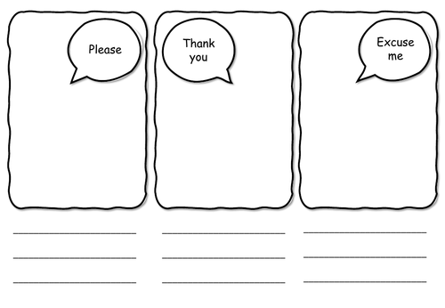 Polite Words - KS1 | Teaching Resources