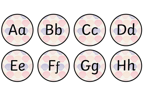 Upper and Lower Case Alphabet Circles | Teaching Resources