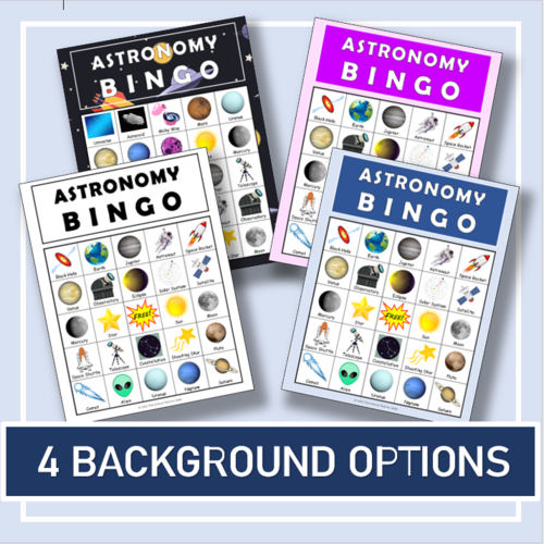 Solar System BINGO | Astronomy BINGO | Space BINGO | Teaching Resources