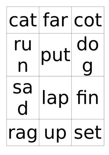 CVC Words | Teaching Resources