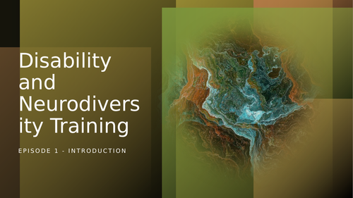 Disability and Neurodiversity Training | Teaching Resources