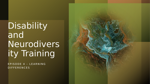Disability and Neurodiversity - Learning Differences | Teaching Resources