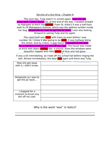 SECRETS OF A SUN KING: READING VIPERS UNIT - EGYPTIANS | Teaching Resources