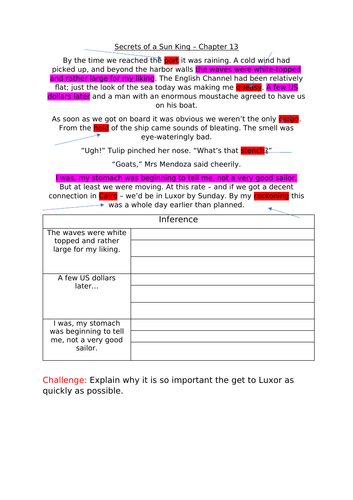 SECRETS OF A SUN KING: READING VIPERS UNIT - EGYPTIANS | Teaching Resources