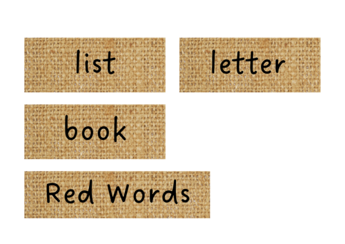 Writing Area Labels | Teaching Resources