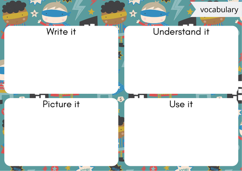 Year 1 Tier 2 Vocabulary Activity and Word List | Teaching Resources