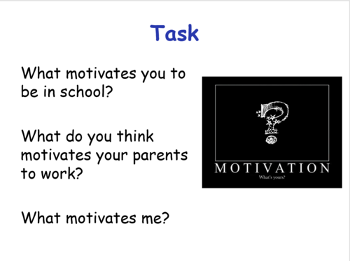 Business Studies - Motivating Employees | Teaching Resources