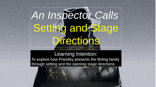 An Inspector Calls: Full English Literature GCSE Scheme | Teaching ...