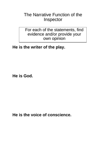 An Inspector Calls: Full English Literature GCSE Scheme | Teaching ...