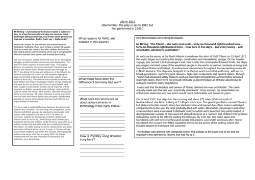 An Inspector Calls: Full English Literature GCSE Scheme | Teaching ...