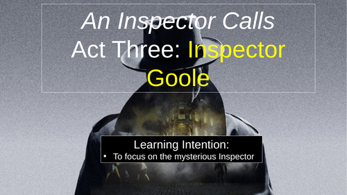 An Inspector Calls: Full English Literature GCSE Scheme | Teaching ...