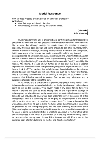 An Inspector Calls: Full English Literature GCSE Scheme | Teaching ...