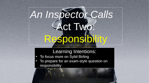 An Inspector Calls: Full English Literature GCSE Scheme | Teaching ...