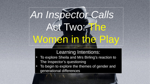 An Inspector Calls: Full English Literature GCSE Scheme | Teaching ...