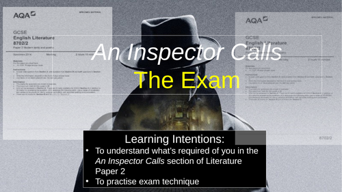 An Inspector Calls: Full English Literature GCSE Scheme | Teaching ...