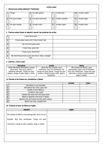 Viva 1 familia, ¿cómo eres?, mi casa - family, descriptions, home (9 ...