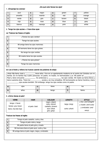 Viva 1 familia, ¿cómo eres?, mi casa - family, descriptions, home (9 ...