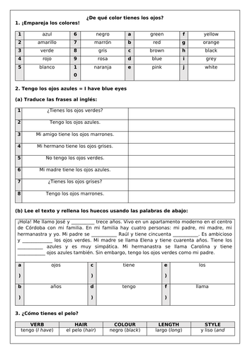 Viva 1 familia, ¿cómo eres?, mi casa - family, descriptions, home (9 ...