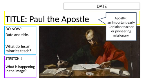 KS3 - Christianity // St Paul the Apostle | Teaching Resources