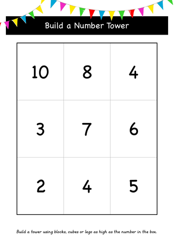 Number Towers | Teaching Resources