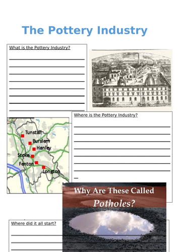 The Pottery Industry in Stoke on Trent | Teaching Resources