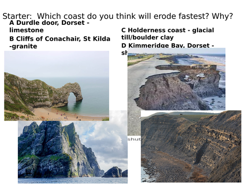 Edexcel A Level Geography - Coastal Landscapes & Change EQ1 Lessons ...
